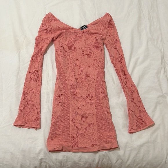 bebe | Dresses | Bebe Pink Poster Girl Style Midi Dress | Poshmark